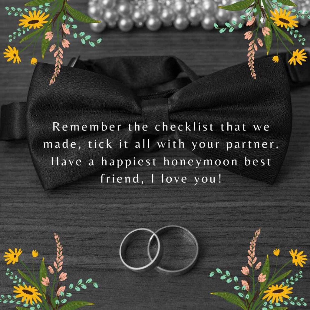 Remember The Checklist That We Made, Tick It All With Your Partner Have ...