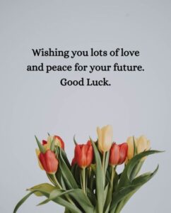 Best Of Luck With Future Wishes Quotes, Messages - 2024