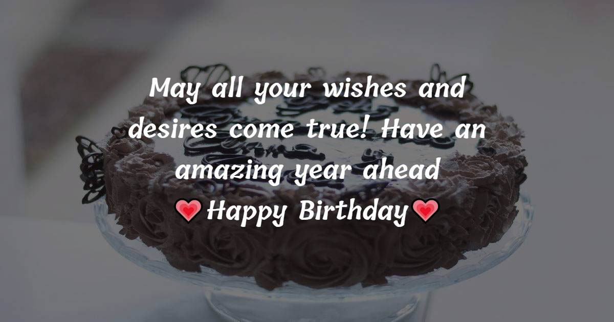 2 Line Heart Touching Birthday Wishes - 2026