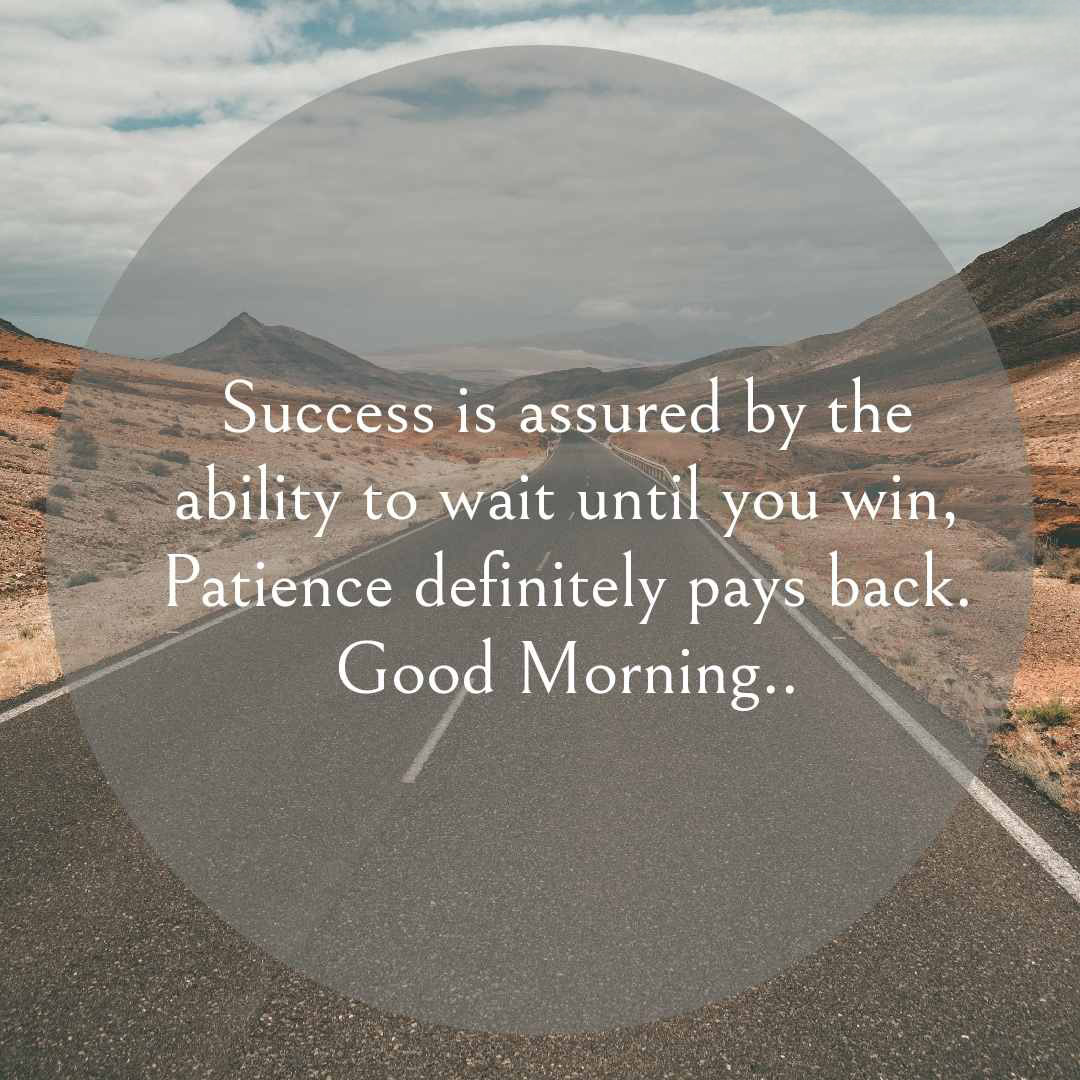 Good Morning Quotes For Success - 2025