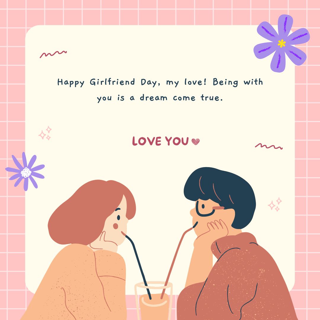 Girlfriend Day Wishes, Messages And Quotes - 2024