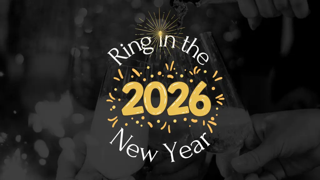 Black Gold Foil New Year 2026 Party Desktop Wallpaper - Wishes.Photos